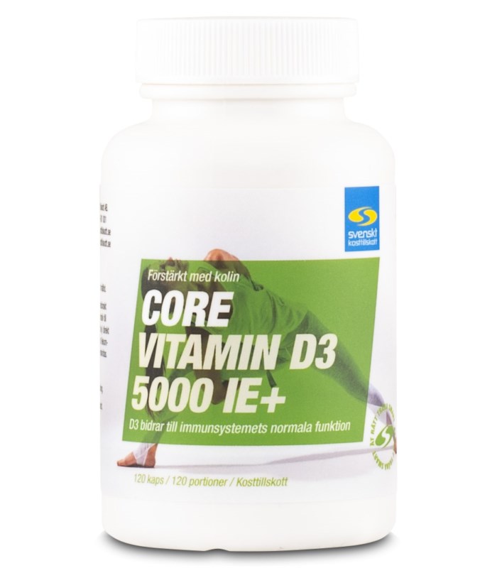 Køb Core Vitamin D3 5000 IE+ hos Core Nutrition