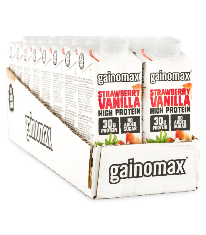 Køb Gainomax High Protein Drink hos Core Nutrition